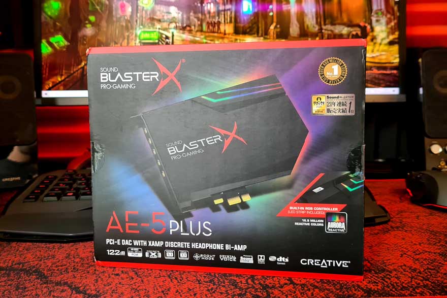 SABRE HiFi 要聽就聽最好的!!: Creative AE-5 Plus PCIe DAC和Amp開箱評測