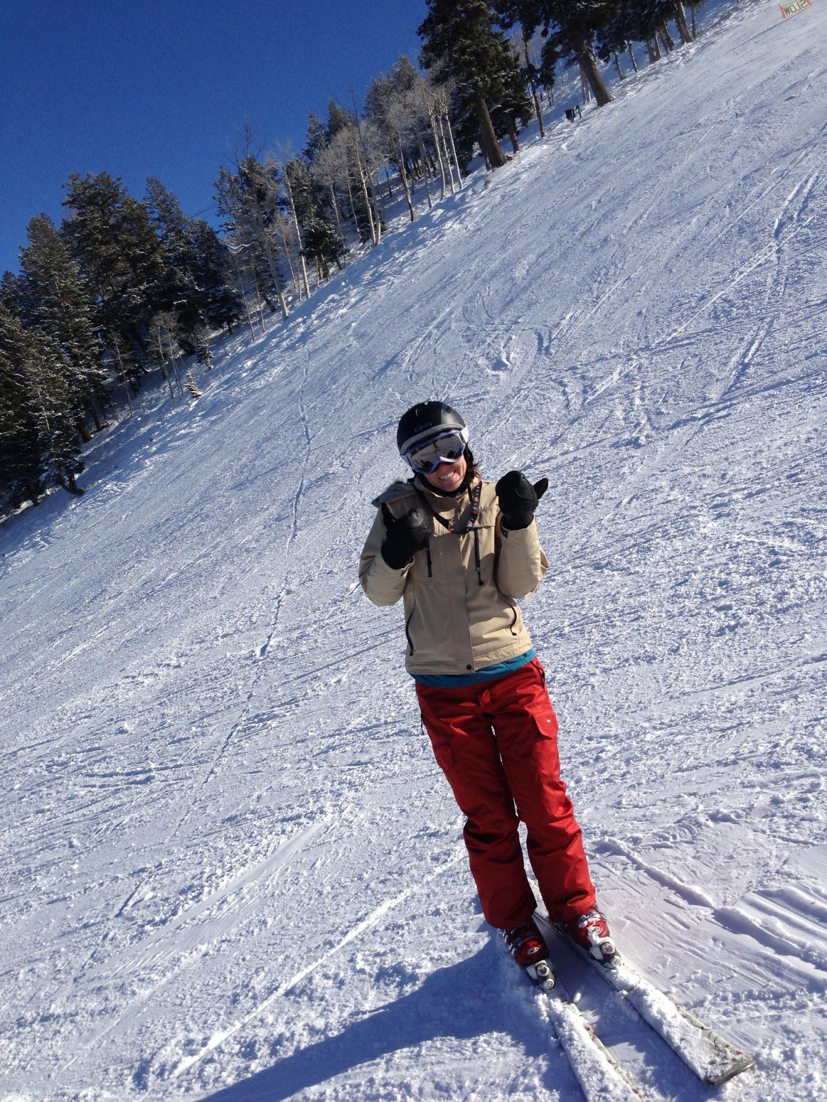 a work in progress: Skiing