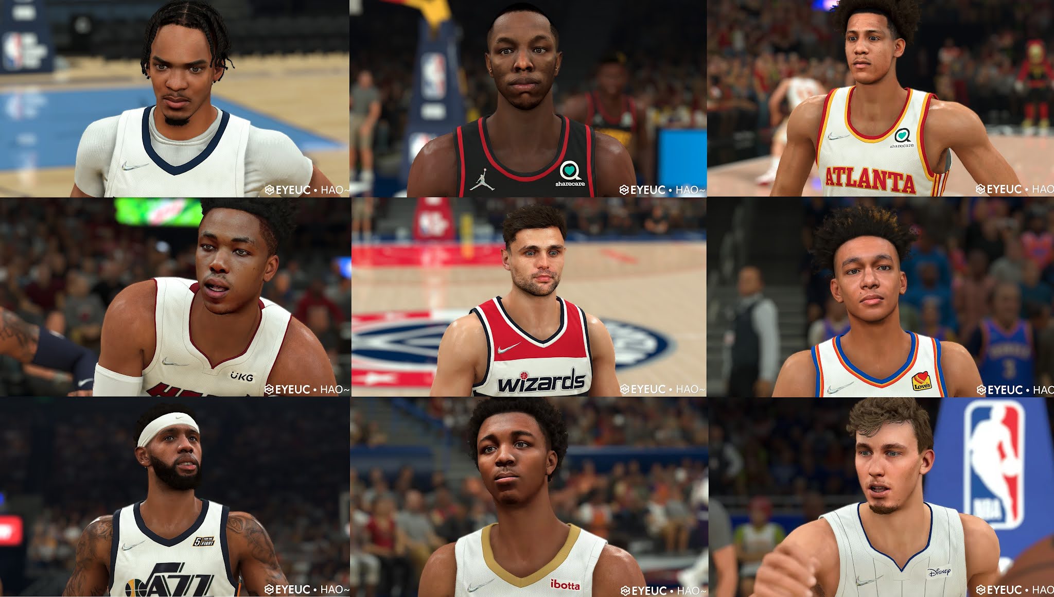 NBA 2K22 Cyberfaces Pack All in One Compilation by HAO