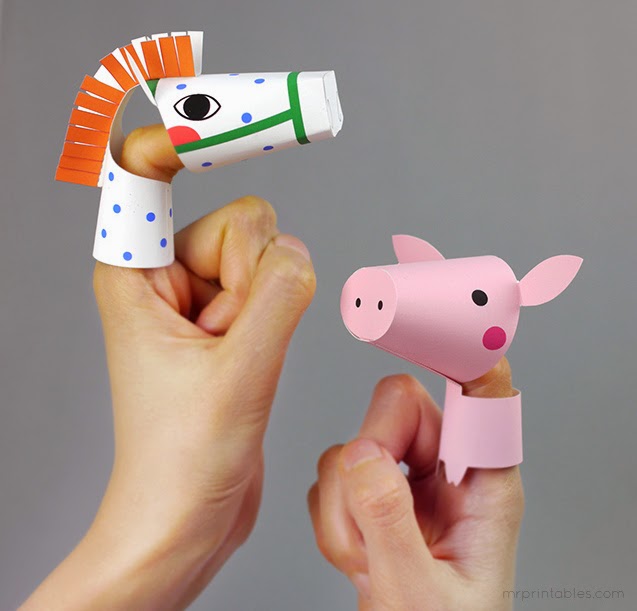 Little Homestead In Boise : Farm Animal Finger Puppets & Weather ...