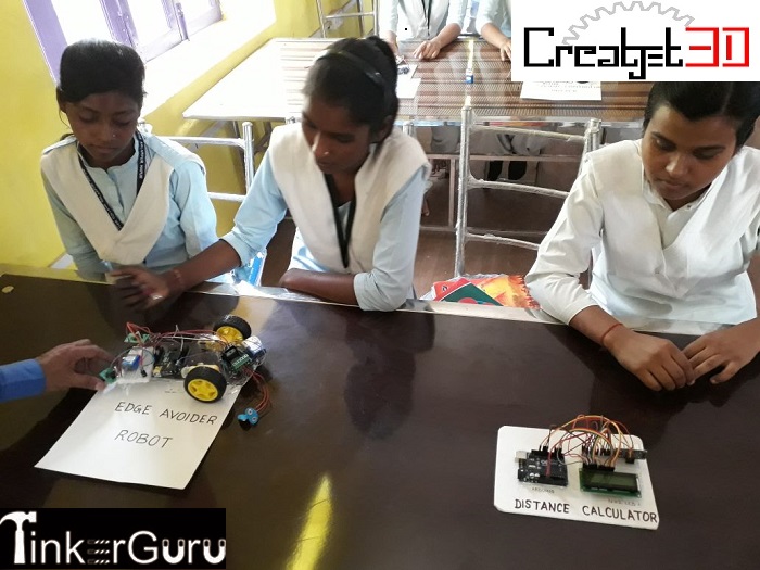 Creatjet 3d Labs Atal Training for EDGE AvOIDER ROBOT and DISTANCE ...