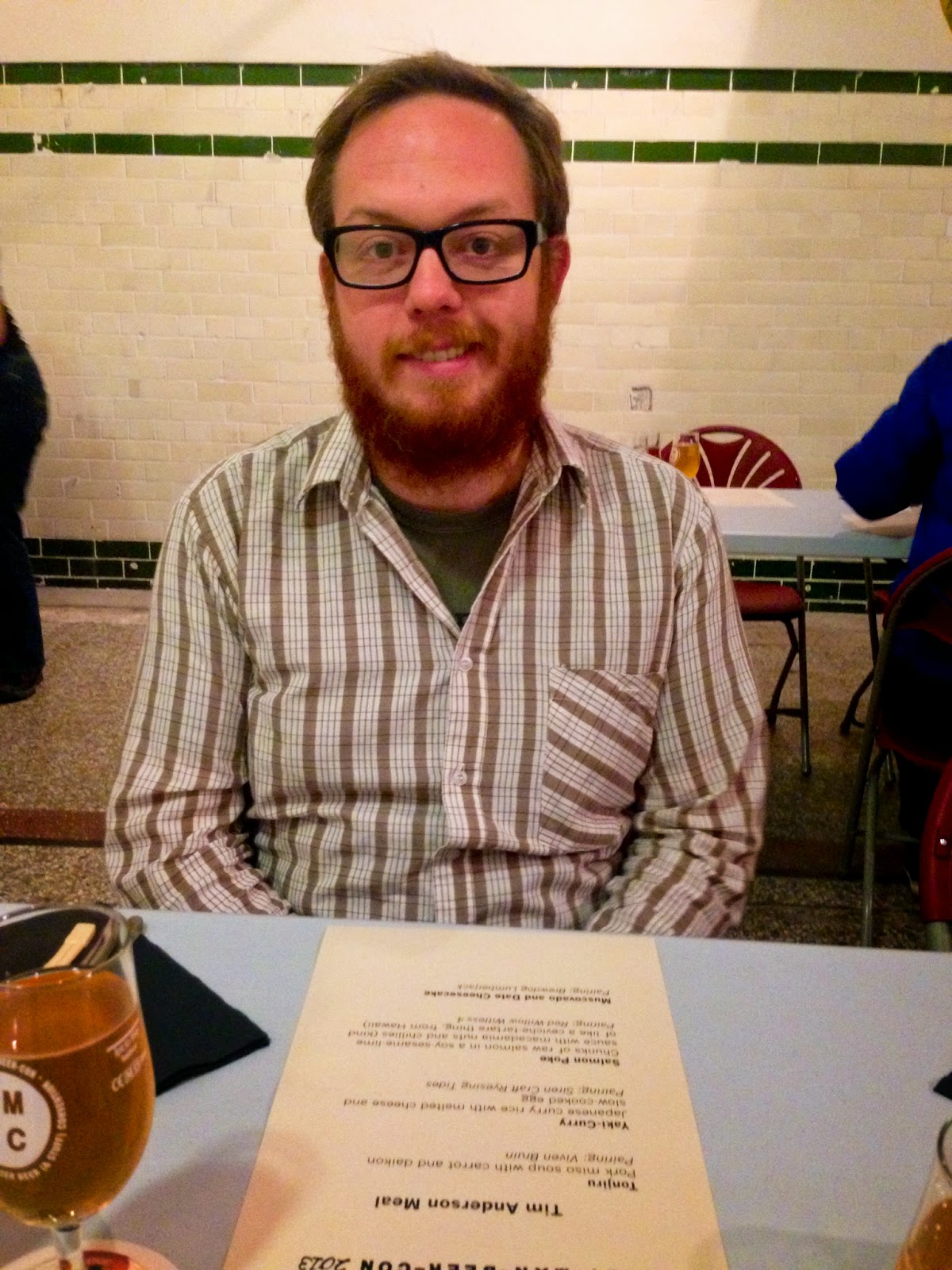 Good gobble!: Tim Anderson Meal at Indy Man Beer Con