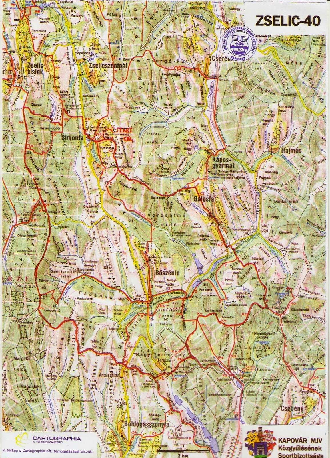 Zselic Térkép | Térkép