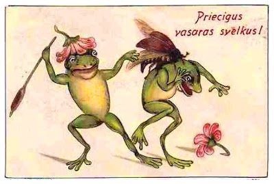 Frog Hopper Glen: Vintage Frog Postcards - Froggies through the Years