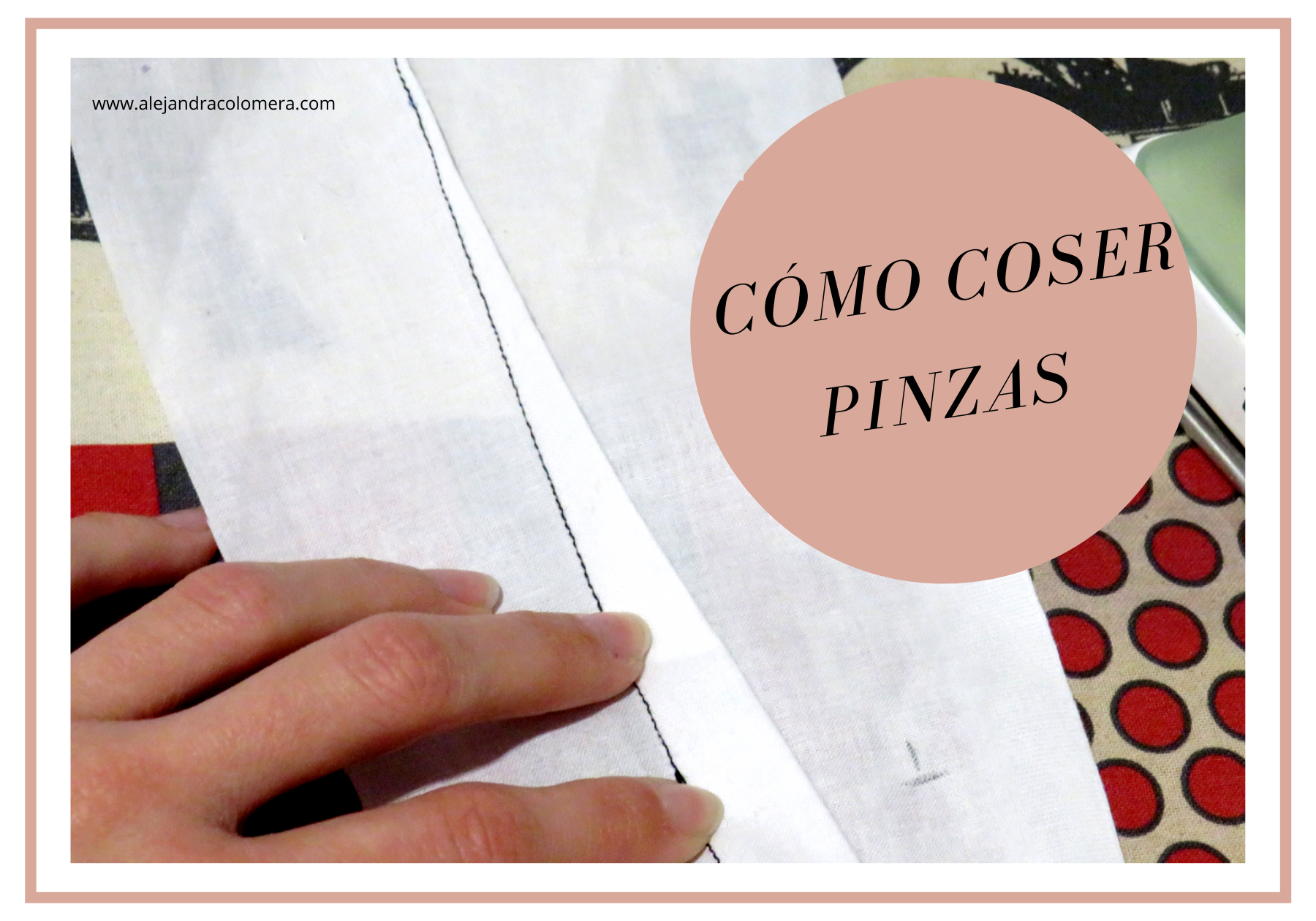 Cómo marcar y coser una pinza en la ropa correctamente - Alejandra ...