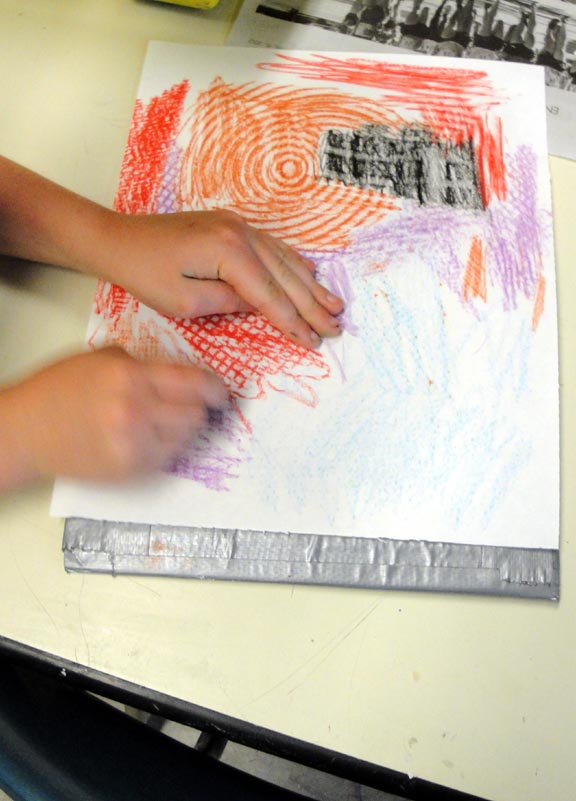 Lines from the Art Room: Texture Rubbing Galore!