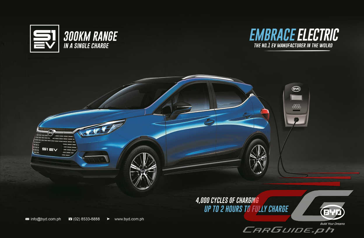 BYD Philippines Makes Available the S1 All-Electric Vehicle (w/ Brochure) | CarGuide.PH ...