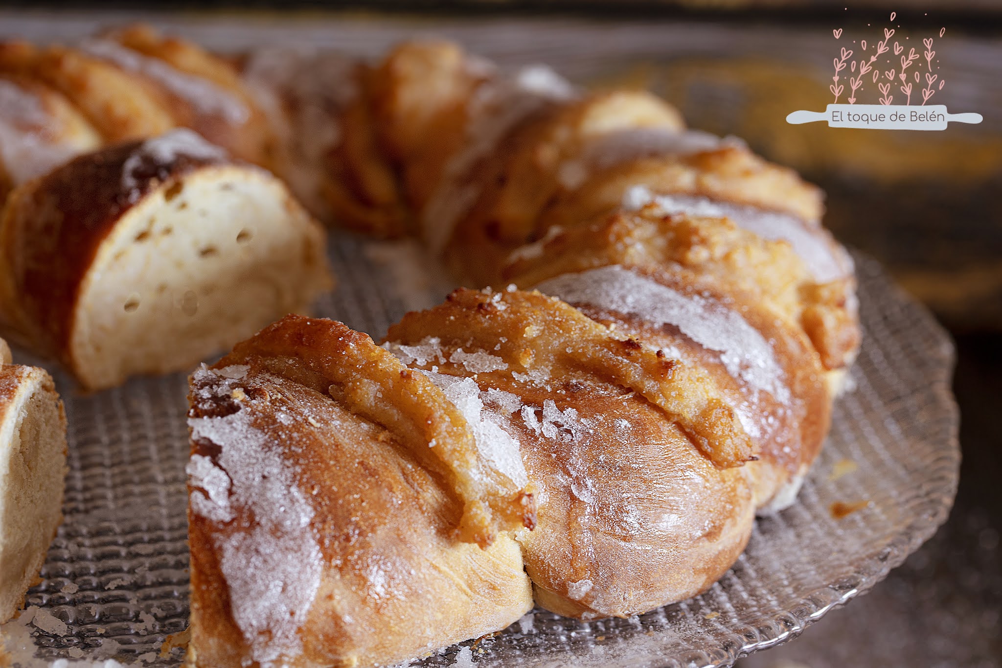 ROSCA RELLENA DE CREMA PASTELERA - El toque de Belén