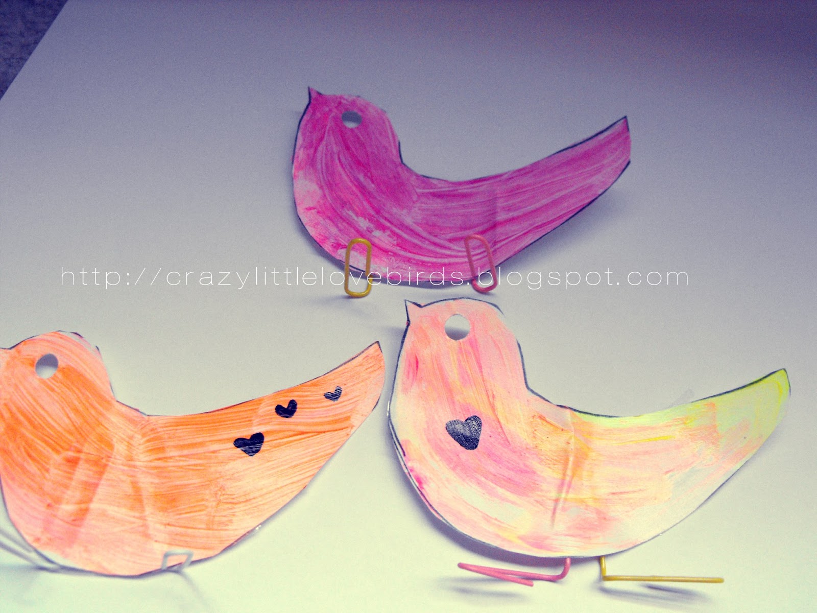 DIY Paper Birds.