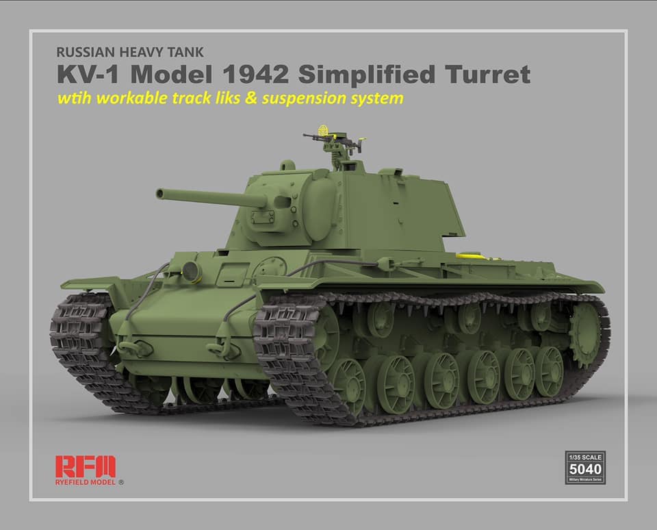 The Modelling News: Preview: Ryefield Model's new 35th KV-1 "Simplified ...