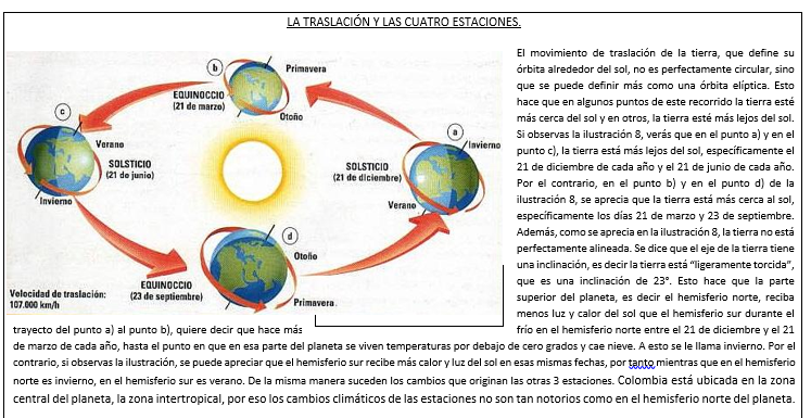 GUIA 3 CICLO 3 EL TIEMPO EN LA TIERRA