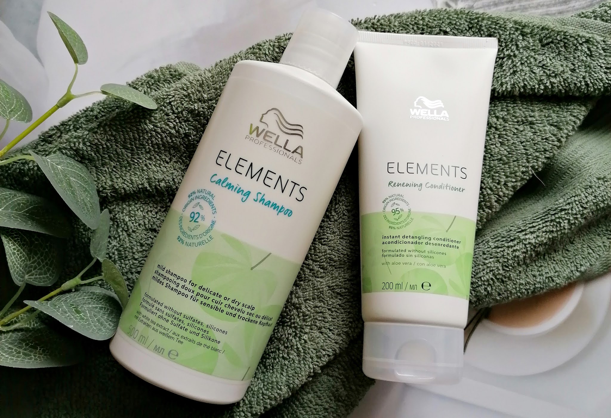 Coltul Cameliei: Wella Elements pentru par sanatos