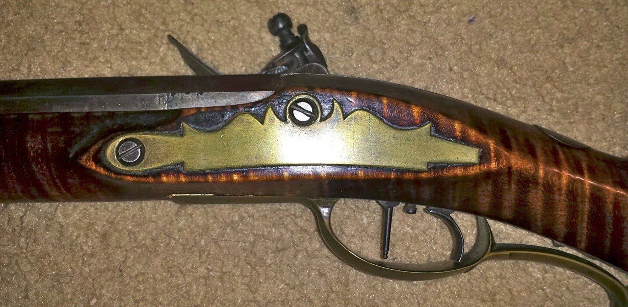 Contemporary Makers: Antique Flintlock Rifle Possible N.C. School c.1820-30
