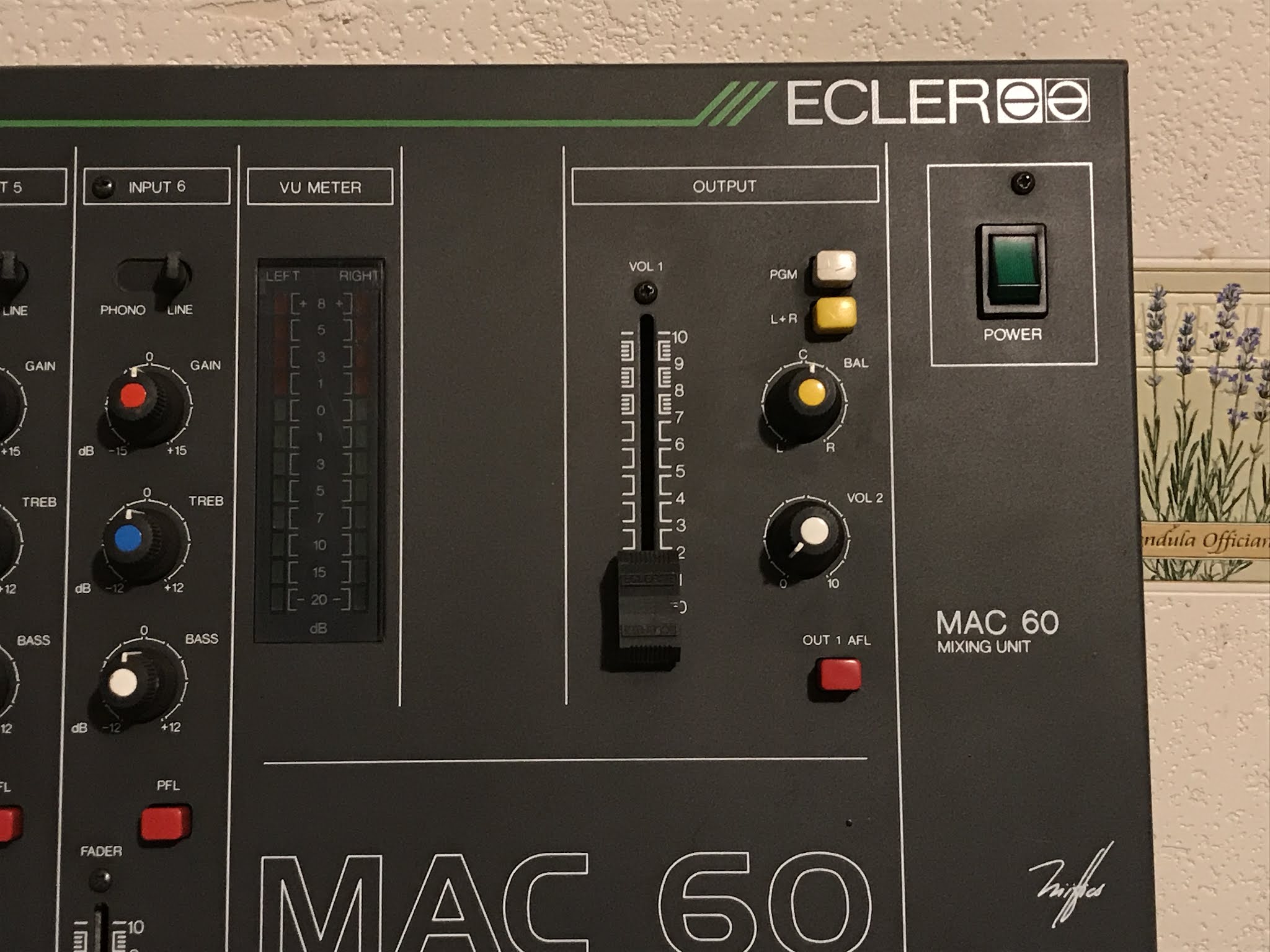 Infrequent Sound [sex.tex] technology: Ecler Mac 60 Mixing Unit, 1994 ...