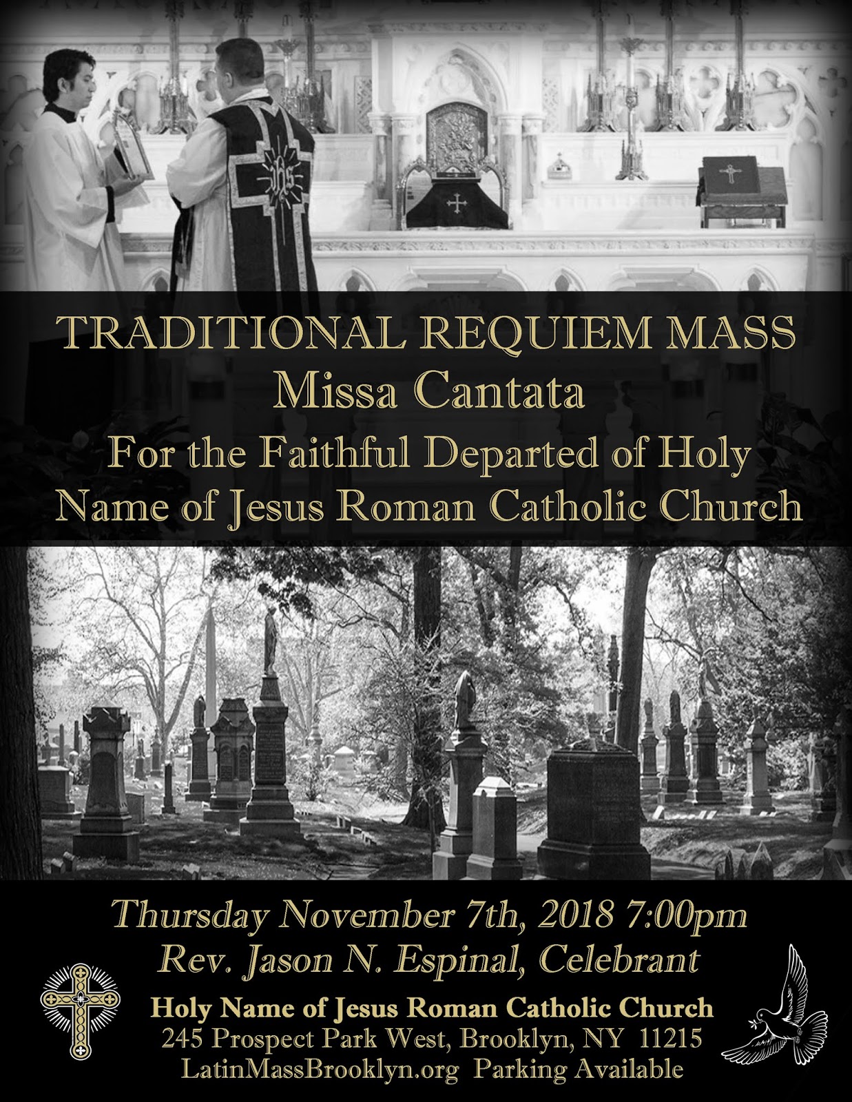 Brooklyn Latin Mass: Traditional Requiem Mass For the Faithful Departed ...
