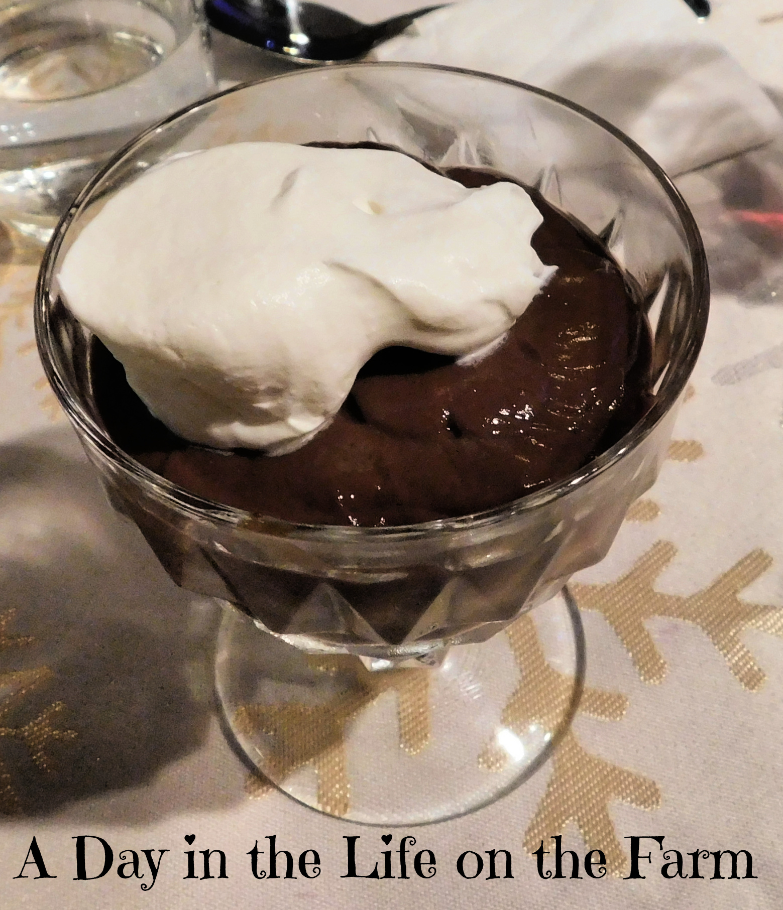 A Day in the Life on the Farm: Homemade Chocolate Pudding #SundayFunday