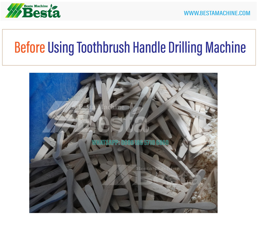 BAMBOO PROCESSING MACHINE: Bamboo Toothbrush Handle Drilling Machine ...