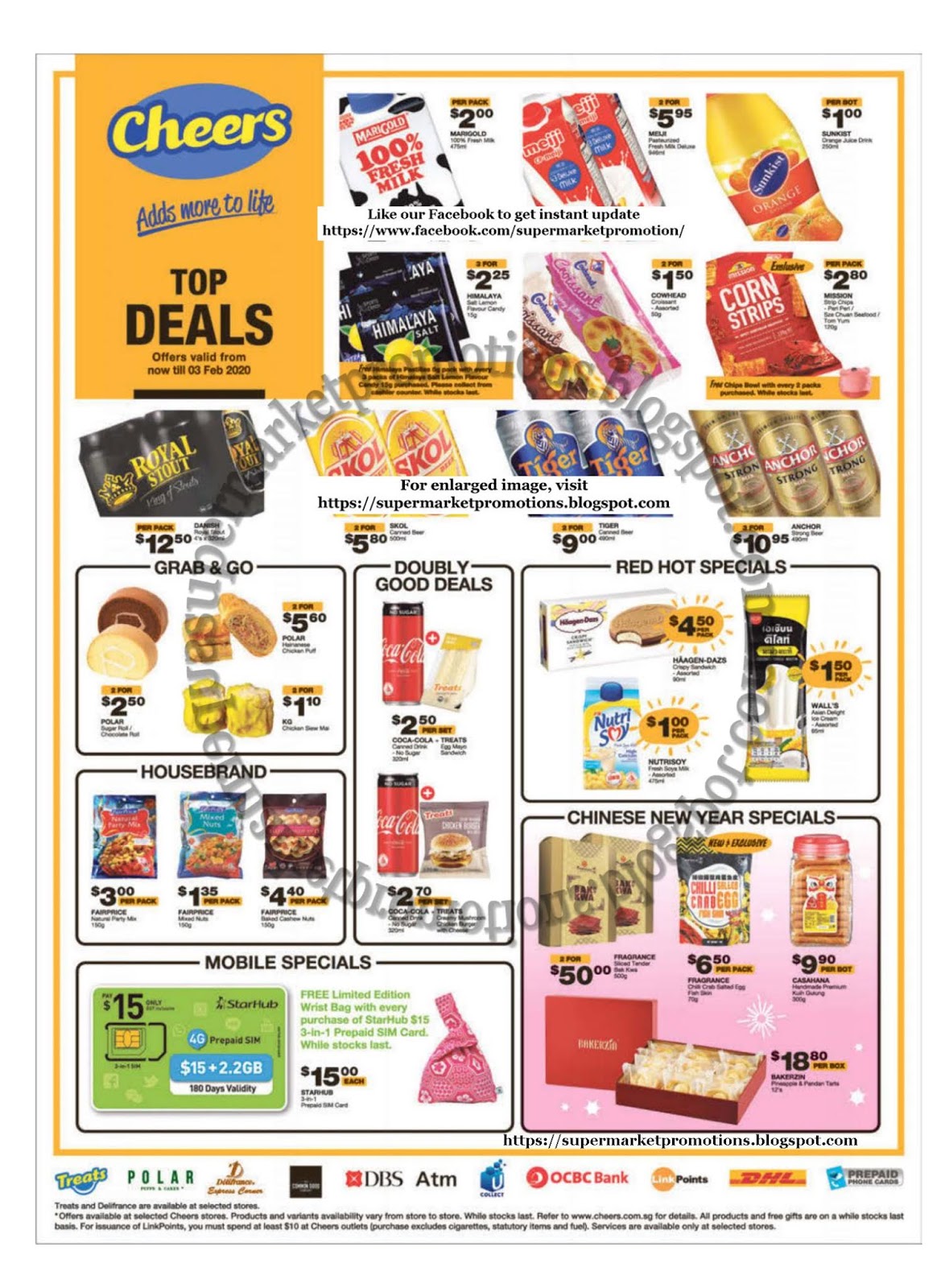Cheers Top Deals Promotion 07 January - 03 February 2020 ~ Supermarket ...