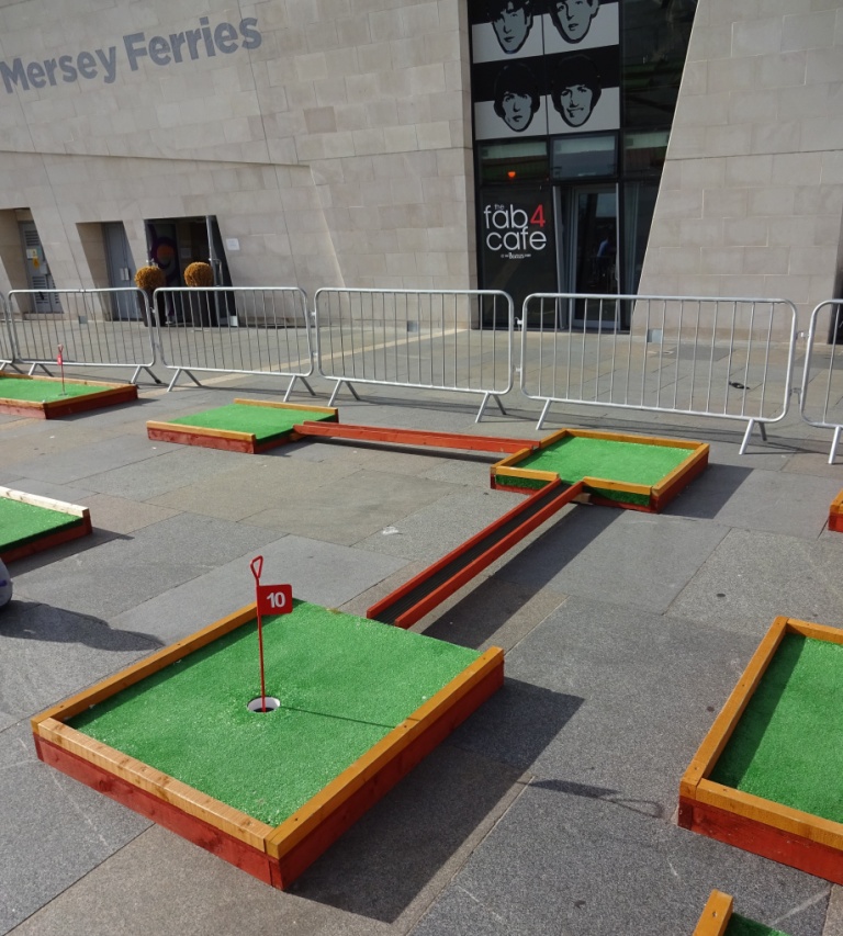The Ham and Egger Files: Crazy Golf at the Pier Head in Liverpool