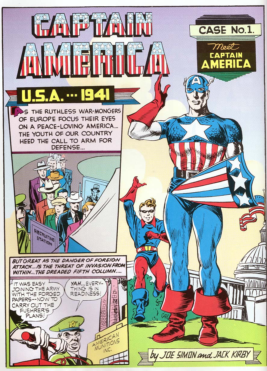 Inside Jeff Overturf's Head: "Meet Captain America" - issue 1 - 1940