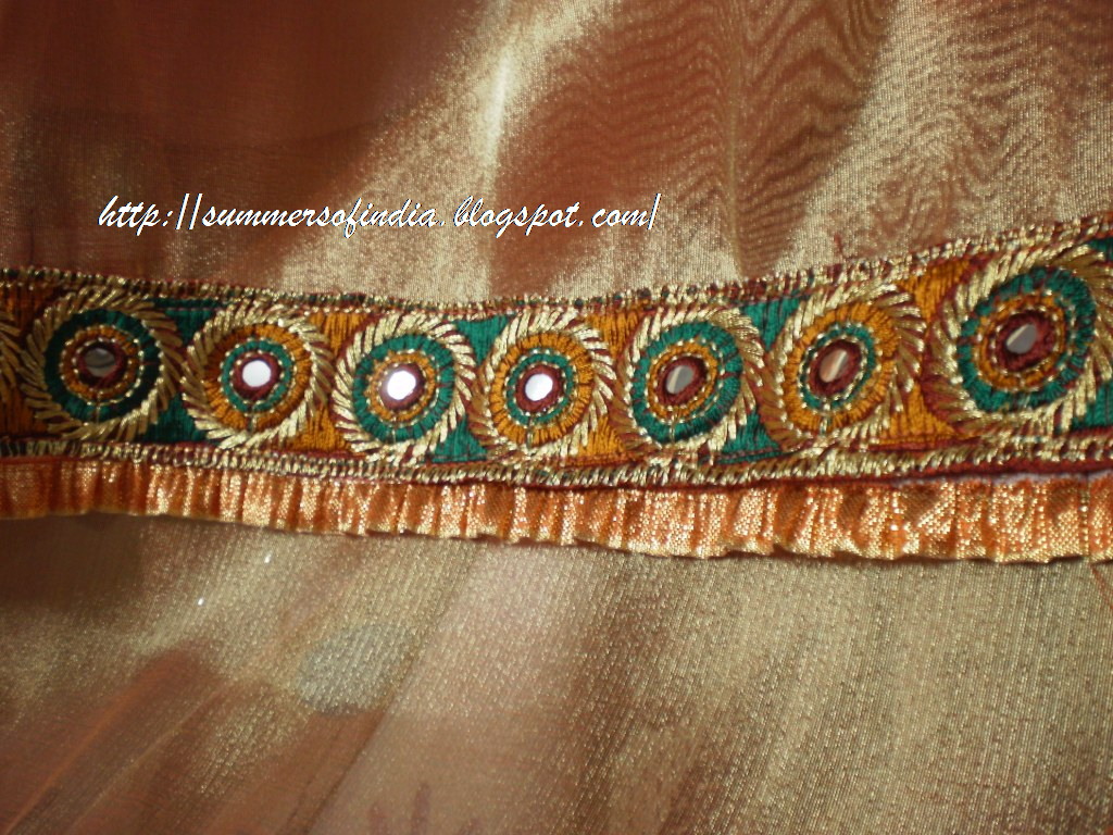 SummersofIndia: Shisha( Mirror) Work-1