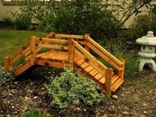 small wood bridge design