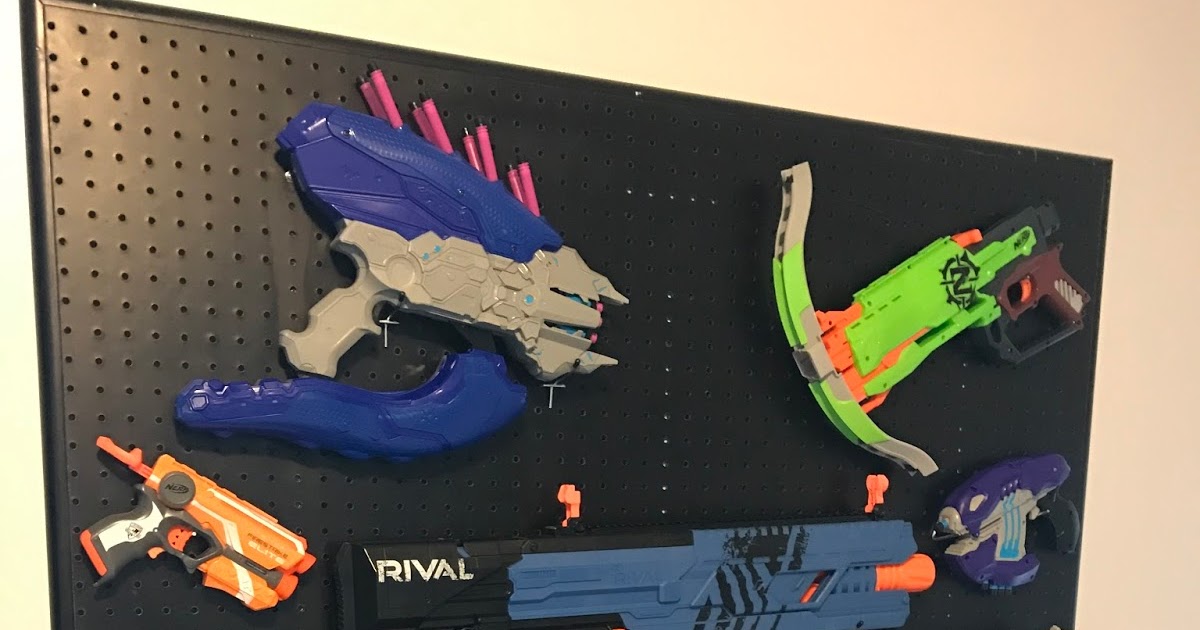 Ryan Homes Venice Customization: Nerf Gun Wall!