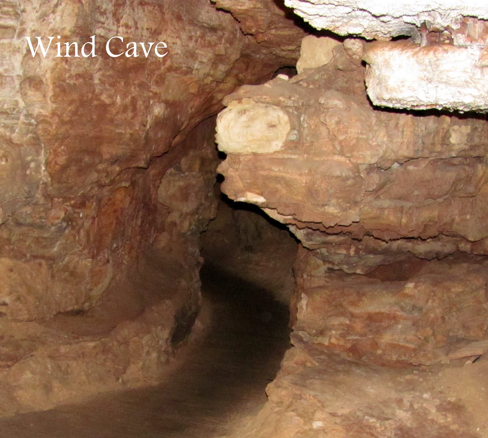 Candy n John RV: 2012 August 18, Wind Cave, South Dakota