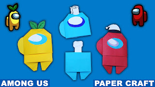 ArtandCraftBestIdeas: Origami AMONG US step by step || How to craft ...