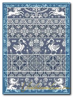 Вышивалка: "Bagatelle" Long Dog Samplers