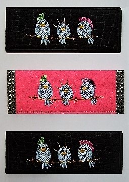 Be True Crafts: Five More Designs for DIY Machine Embroidered Bookmarks