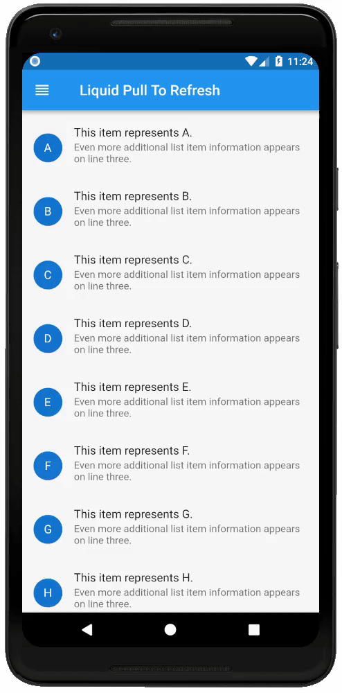 A custom refresh indicator for flutter - Flutter Tutorial