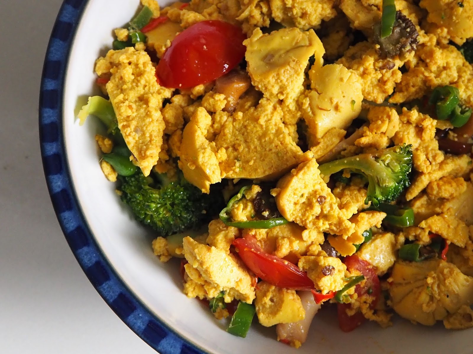 Flicking the Vs: Readymade tofu scramble: Experiments with a Bonsan ...