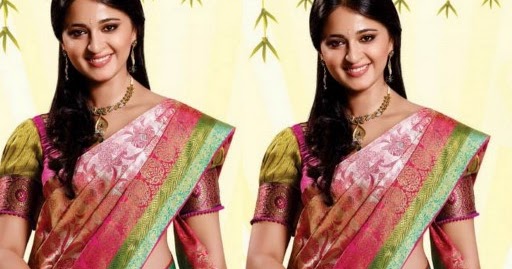 Anushka Shetty Silk Saree Ad - Saree Blouse Patterns