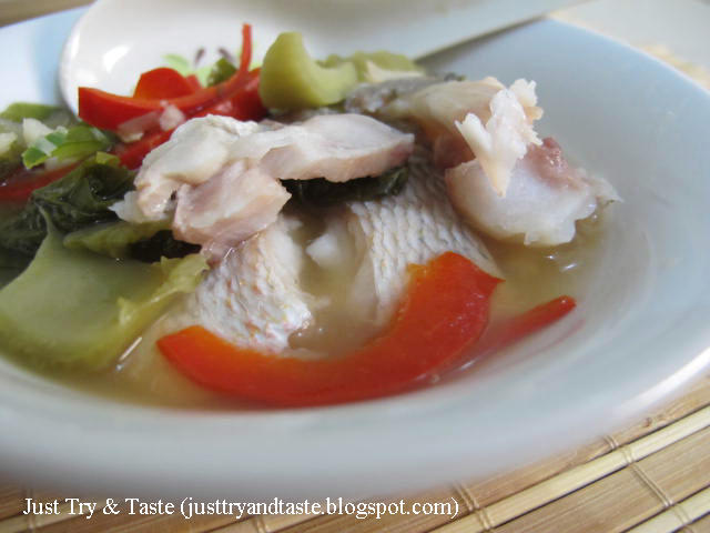Resep Tim Ikan Dengan Sawi Asin & Paprika | Just Try & Taste