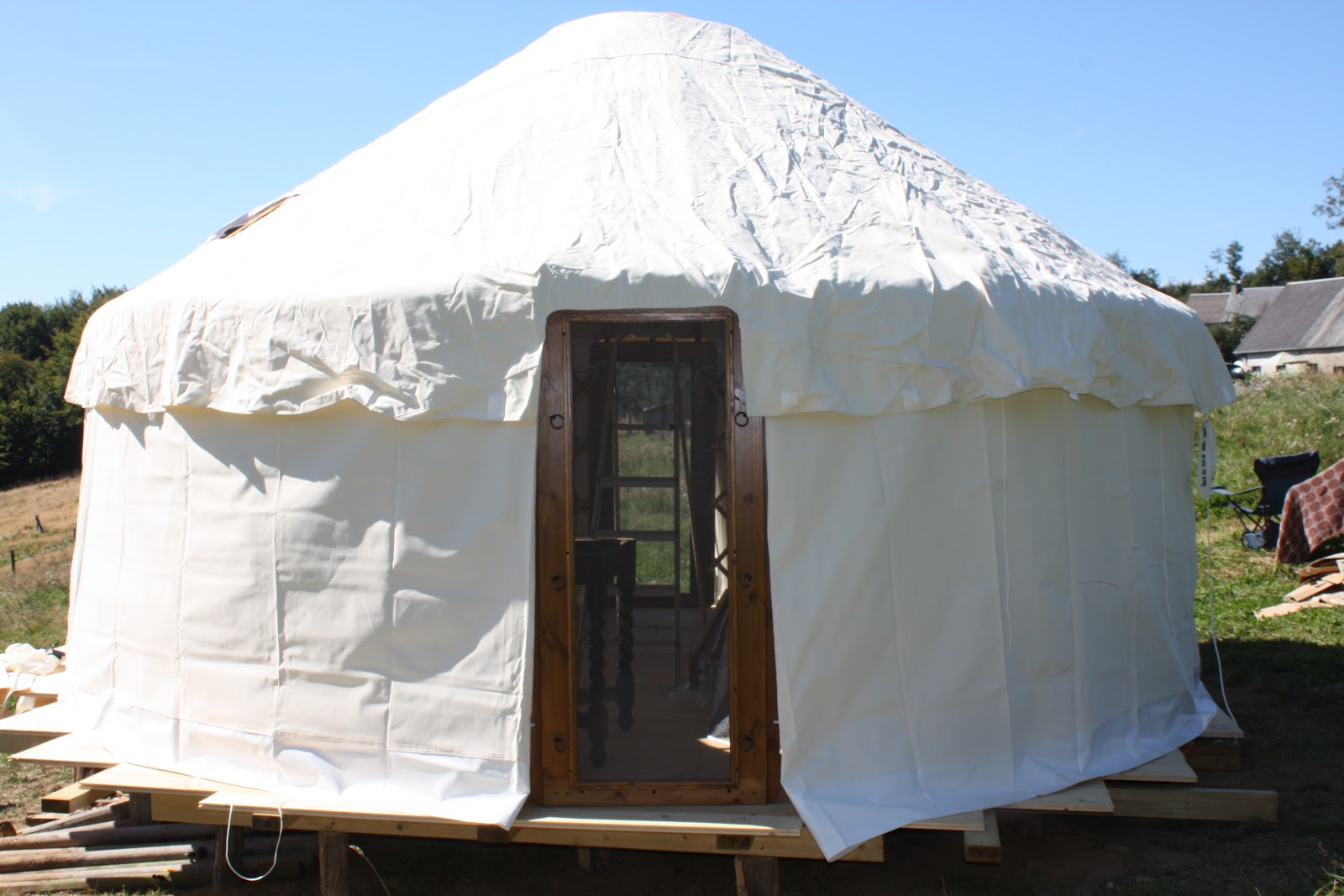 Palmer Permaculture: Building a Yurt, The Palmer Way!