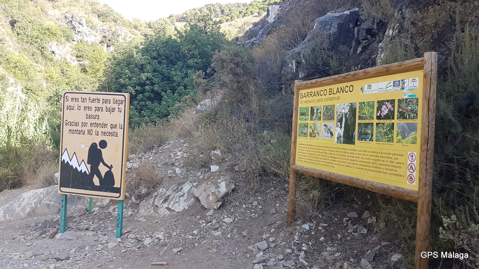 Wikiloc | Ruta Barranco Blanco 2017 (Coín, Málaga) (21-08-2017)