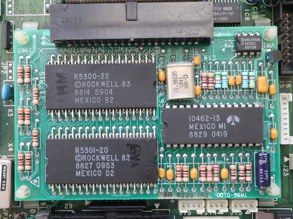 BugWorkShop - 甲蟲工作室: Mitsubishi（三菱）FA-2100 傳真機主控制板 - 拆解（二）