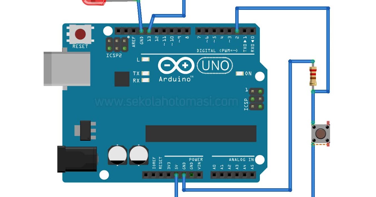 Cara Mengunci Push Button Menjadi Saklar - Dunia Elektro