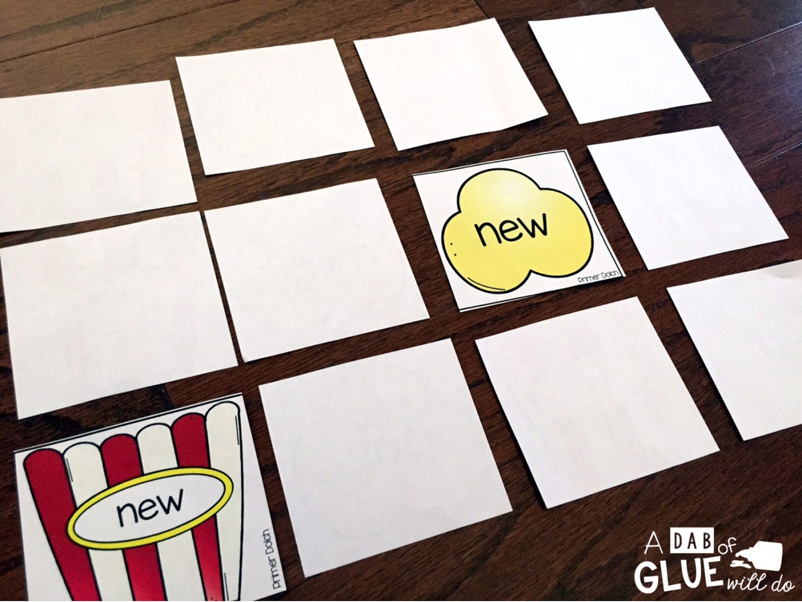 A Dab of Glue Will Do: Winner Wednesday: Popcorn Words Bundle: Dolch Primer