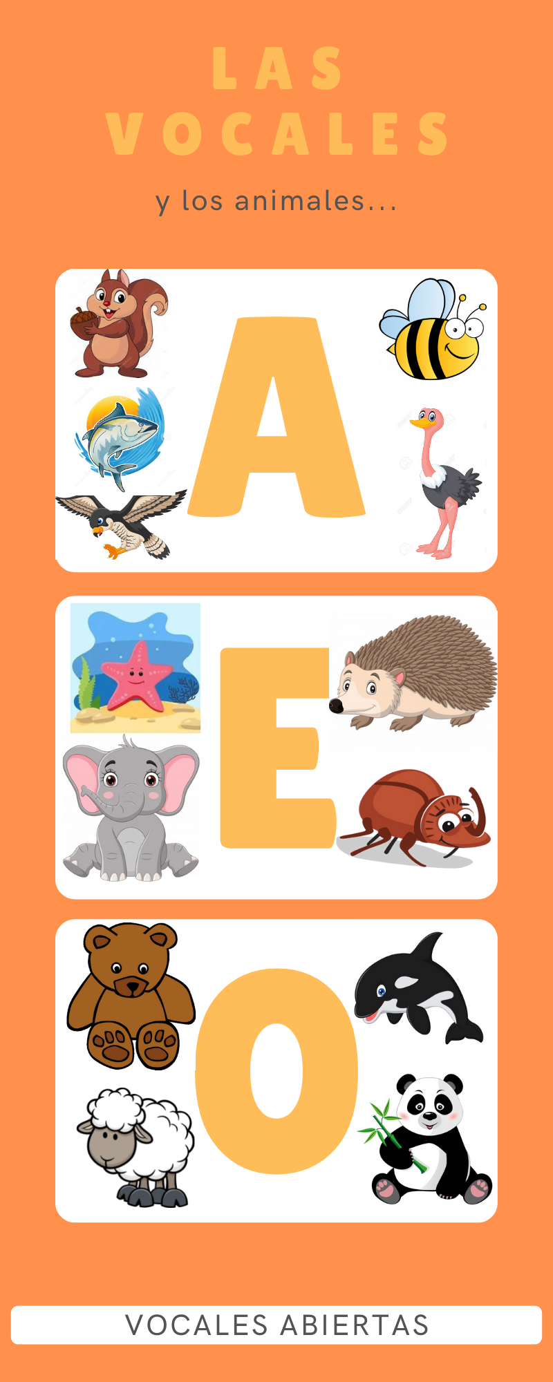 Infancia resiliente: El abecedario, las vocales y los animales 🔤