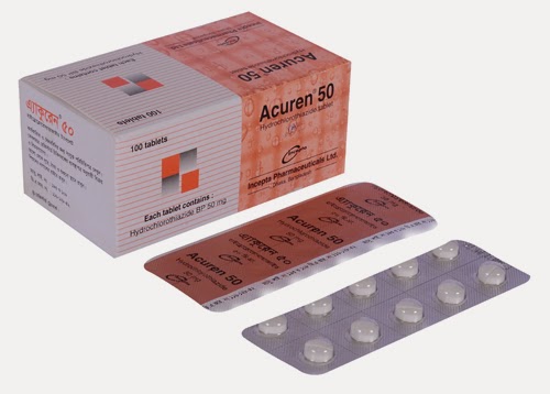 Acuren (Hydrochlorothiazide) Therapeutic Group: Cardiovascular » Anti ...
