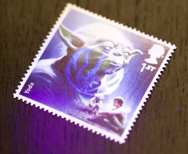 Philaquely Moi: Glow in the Dark Stamp Under UV Stamps - Update