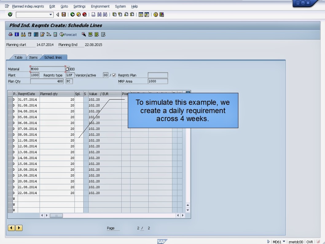 青蛙SAP分享 Froggy's SAP sharing: MRP PPC Planning Calendar as Lot Sizing