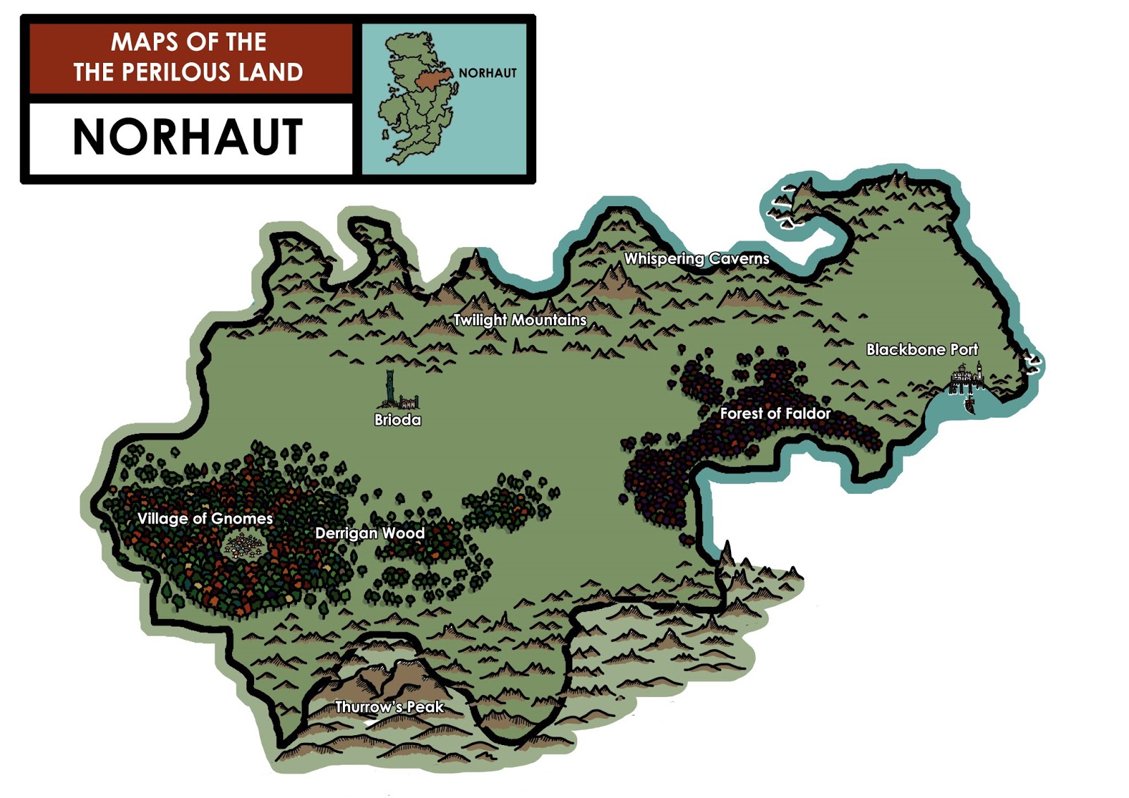 Trollish Delver: Maps of the Perilous Land