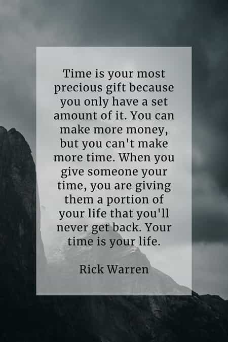 51 Time quotes that will prove to you its importance