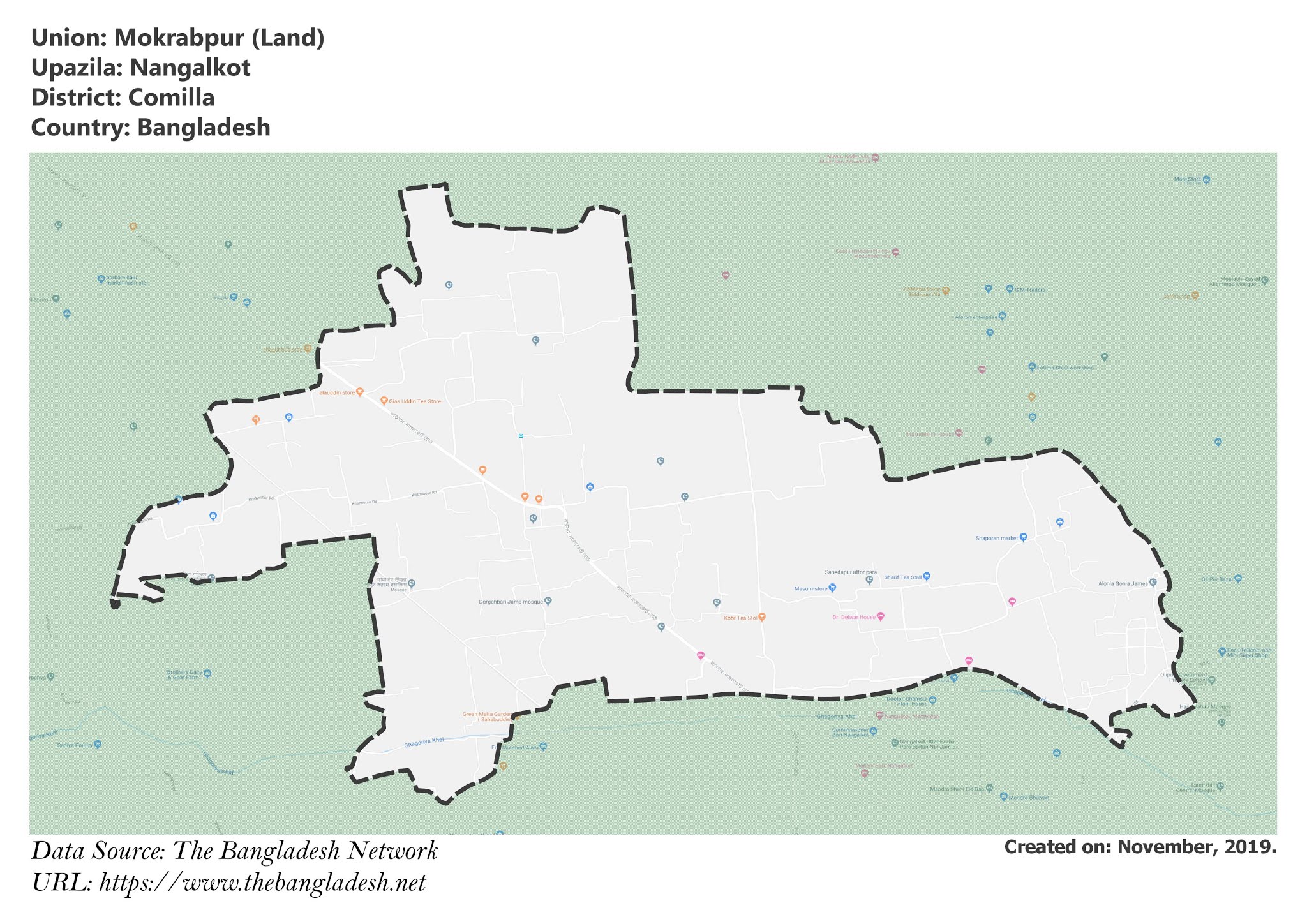 Mokrabpur Union, Comilla