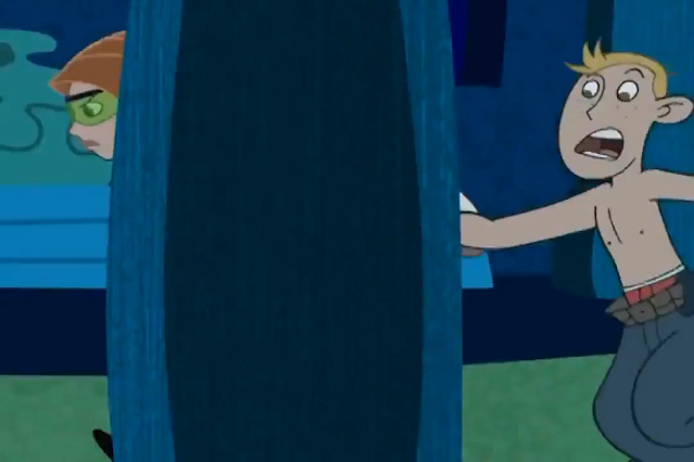 Shirtless Drawn Cartoon Boys & Men: Ron Stoppable in Boxers 4