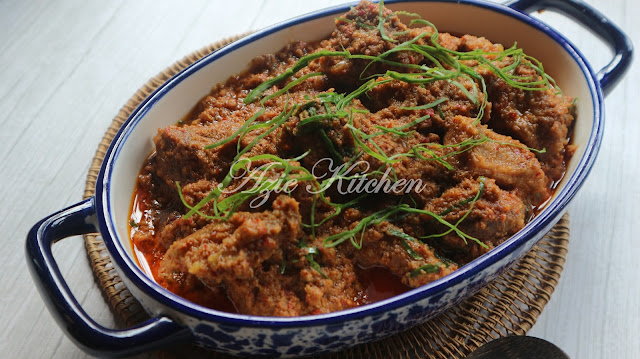 Rendang Pedas Daging Azie Kitchen - Azie Kitchen